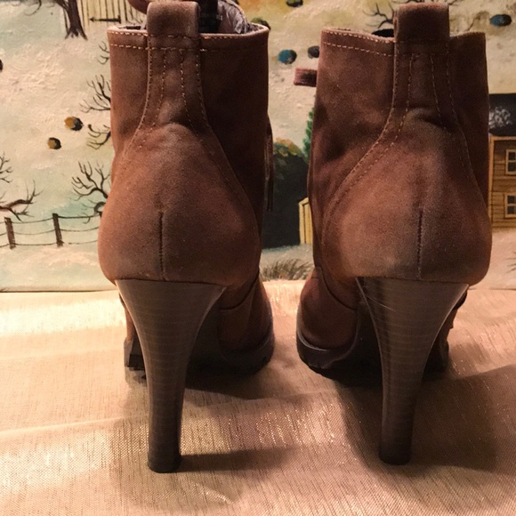 Mossimo Supply Co. | Shoes | Brown Suede Bootie | Poshmark